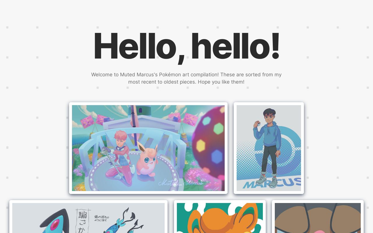 Muted Marcus Pokémon Art